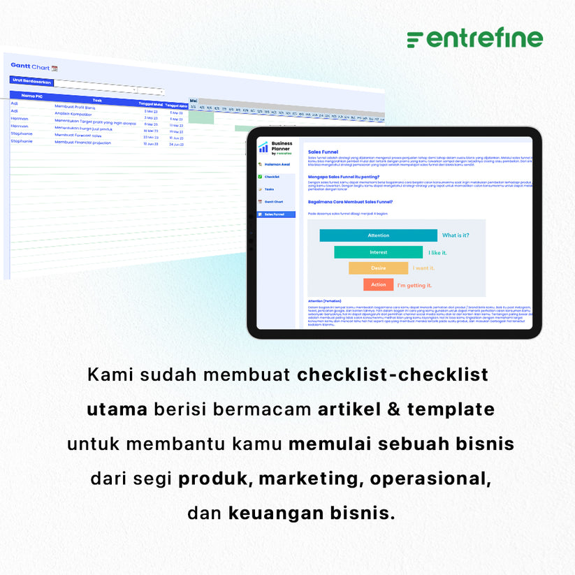Business Planner by Entrefine